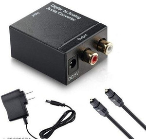 PAC TV-out Cable Digital to Analog Optical coaxial Output and Optical ...