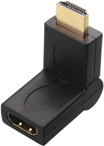 ULTRABYTES TV-out Cable HDMI Male to Female Adapter 90-180 Degree ...