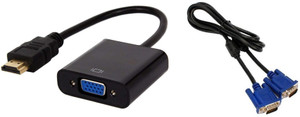 TERABYTE TV-out Cable HDMI to VGA Adapter, HDMI Male to VGA Female + 1 ...