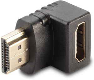 Lynacz TV-out Cable TV-out Cable L SHAPE 90 DEGREE HDMI Male To HDMI ...