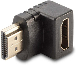 TBS TV-out Cable L-Shape HDMI Male to HDMI Female 90 Degree Adapter ...