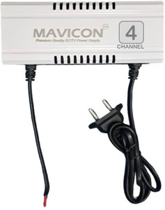 MAVICON 4 channel smps for cctv camera power supply single out 12V 5a 4 ...
