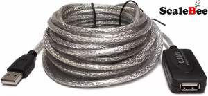 SCALEBEE TV-out Cable USB 2.0 Active Extension Repeater 15 Meter Cable ...