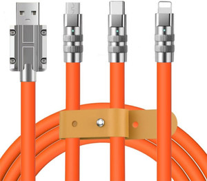BEYKURY TV-out Cable 3 in 1 Charging Data Cable, Portable Charger Cord ...