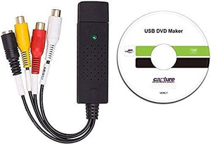 TERABYTE TV-out Cable Easy Capture USB Audio and Video Capturing Device ...