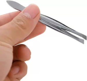 CIELOS Metal Tip Tweezer Plucker for Women Eyebrows and Upper Lips ...