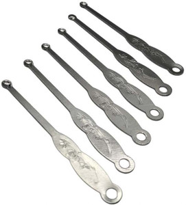 lookat Stainless Steel Ear Cleanser Spoon Ear Wax Removal (Silver ...