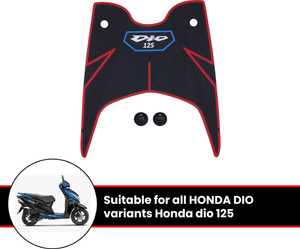 Grandbiker Rubber Foot Mat Compatible with Dio 125 BS6 Honda Dio Two ...