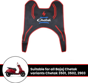 Grandbiker Rubber Foot Mat Compatible with Chetak 2025 Bajaj Chetak Two ...