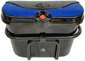 Anjana PREMIUM SIDE BOX HOLDER (DOUBLE FRAME) WITH CRUISER BIKE LOCK ...