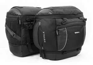 Strabo Daytona Motorbike Saddlebag and Trekking / Hiking Backpack with ...