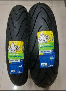 MICHELIN 110/70-R17 & 150/60-R17 PILOT STREET RADIAL COMBO PACK 2 TYRE ...