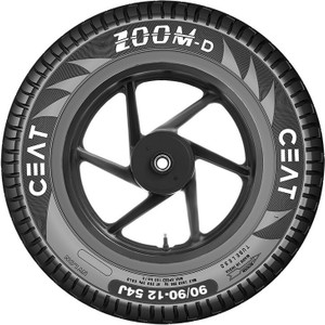 CEAT 102074 ZOOM D TL 54J 90/90-12 Front & Rear Two Wheeler Tyre Price ...