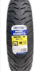 MICHELIN 130/70-R17 PILOT STREET 2 TUBELESS PILOT STREET 2 (PS 2) Rear ...