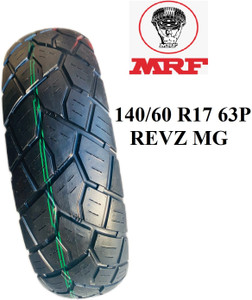 MRF 140/60 R17 63P Revz MG Rear Tubeless tyre ( NEW MODEL ) 140/60 R17 ...