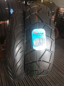 MRF 100/80'-R17 ( NYLON ) & 140/80-R17 ( RADIAL ) REVZ K COMBO PACK 2 ...