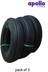 APOLLO TYRES 4.00-10 TRISTAR R TYRE WITH TUBE (pack of 3) 4.00-10 Front ...