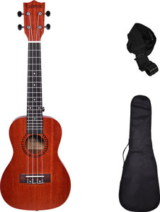 KADENCE Concert Ukulele 23", Cinnamon Brown colour, fluorocarbon ...