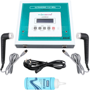 Physiogears Ultrasound Therapy Machine 1 & 3 MHz with LCD Display Model ...