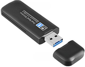 Verilux 5G Dongle, USB 3.0 WiFi and Bluetooth Adapter for PC AC1300Mbps ...