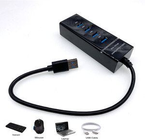 POZUB High Speed Multiport Extension Charging Switch Board 4 Ports Hub ...