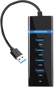 F5 SmartTech 4 Port USB 3.0 Hub with Hi-Speed Data Transfer, LED ...