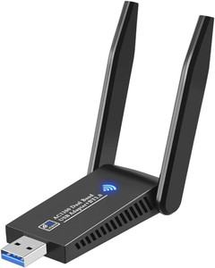 Trishika AC600 WiFi USB Dual Band 5G Supported + Bluetooth 5.0 Adapter ...