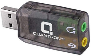 Quantron USB Sound Card For Laptop/PC/TV USB Adapter - Quantron ...