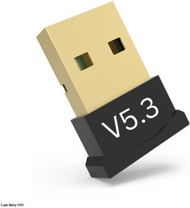 Trishika USB Bluetooth Adapter for Desktop, 5.3 Bluetooth Dongle ...