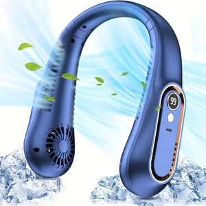 Solisca Neck Fan,Hands Free Bladeless Mini USB Personal 360° Air Outlet ...