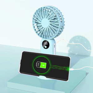 Refulgix X18 Mini Fan Portable Hand Fan with Power Bank 2400 mAh ...