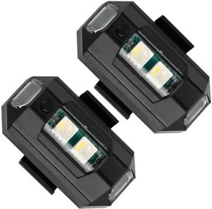 NPU Best LED Light 7 Colors + Flashing Modes for Drone Helmets Bike ...