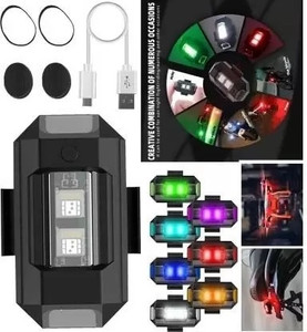 NKL LED Light 7 Colors + Flashing Modes for Drone Helmets Bike Aircraft ...