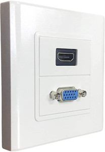 VOOCME HDMI/VGA Multimedia Modular Wall Socket Face Plate Socket Plug ...