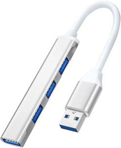 RRCART High Speed USB 3.0 4 Port Metal Body Slim USB Hub Price in India ...