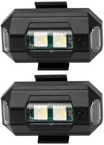 NPU Best LED Light 7 Color + Flashing Mode for Drone Helmets Bike ...