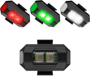 NPU Best LED Light 7 Color + Flashing Mode for Drone Helmets Bike ...