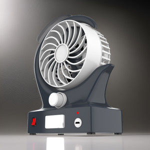 GUGGU Wind Cool Fan: 6 Steps, 2000mAh Battery, High Speed, LED ...