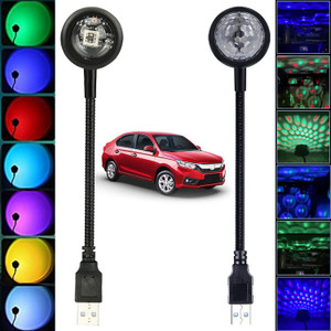 MOBIZAC 360 Degree Flexible USB Disco Light & Sunset Light Combo with ...