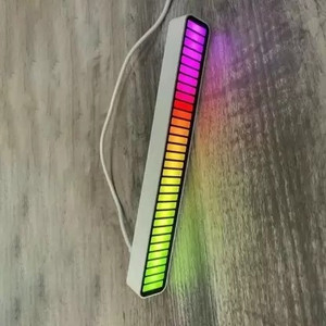 NKL Led RGB Light Bar RGB Music Level Indicator Light USB Charge 18 Led ...