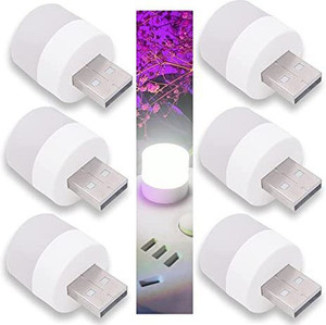 G2L PACK OF 6 PORTABLE MINI USB BULB WITH WARM LIGHT 1 WATT CUTE ...