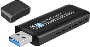 Verilux 5G Dongle, USB 3.0 WiFi and Bluetooth Adapter for PC AC1300Mbps ...