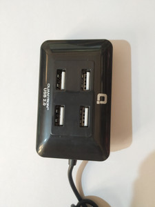 Quantron QHU -220, QUANTRON QHU -220 MASTER USB 2.0 4 PORT HUB BLACK ...