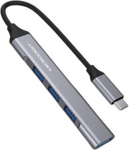 MICRODIGIT Multi Port Adaptor 4 in 1 Type C to 4 Port USB Hub MR356UH ...
