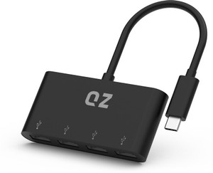 QZ USB Type C Hub [USB 3.1 Gen 1, 5Gbps] for Next Gen Office Work ...