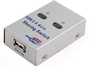 REPTRON USB 2.0 Sharing Switch, 2 Ports Auto Printer Sharing Switch Hub ...