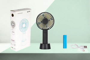 Refulgix Mini Portable USB Hand Fan Built-in Rechargeable Battery ...
