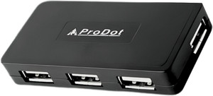 Henture PRODOT Prodot 4 Port USB 2.0 Hub with Hi-Speed Data Transfer ...