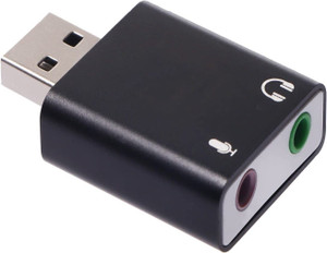 IMAGINEA Sound Card 2 in 1 USB to 3.5mm Jack Stereo Audio Mic Adapter ...