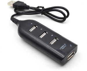 ENTWINO 4 Ports USB Hub For Laptop, PC, Compatible With Mouse- Keyboard ...